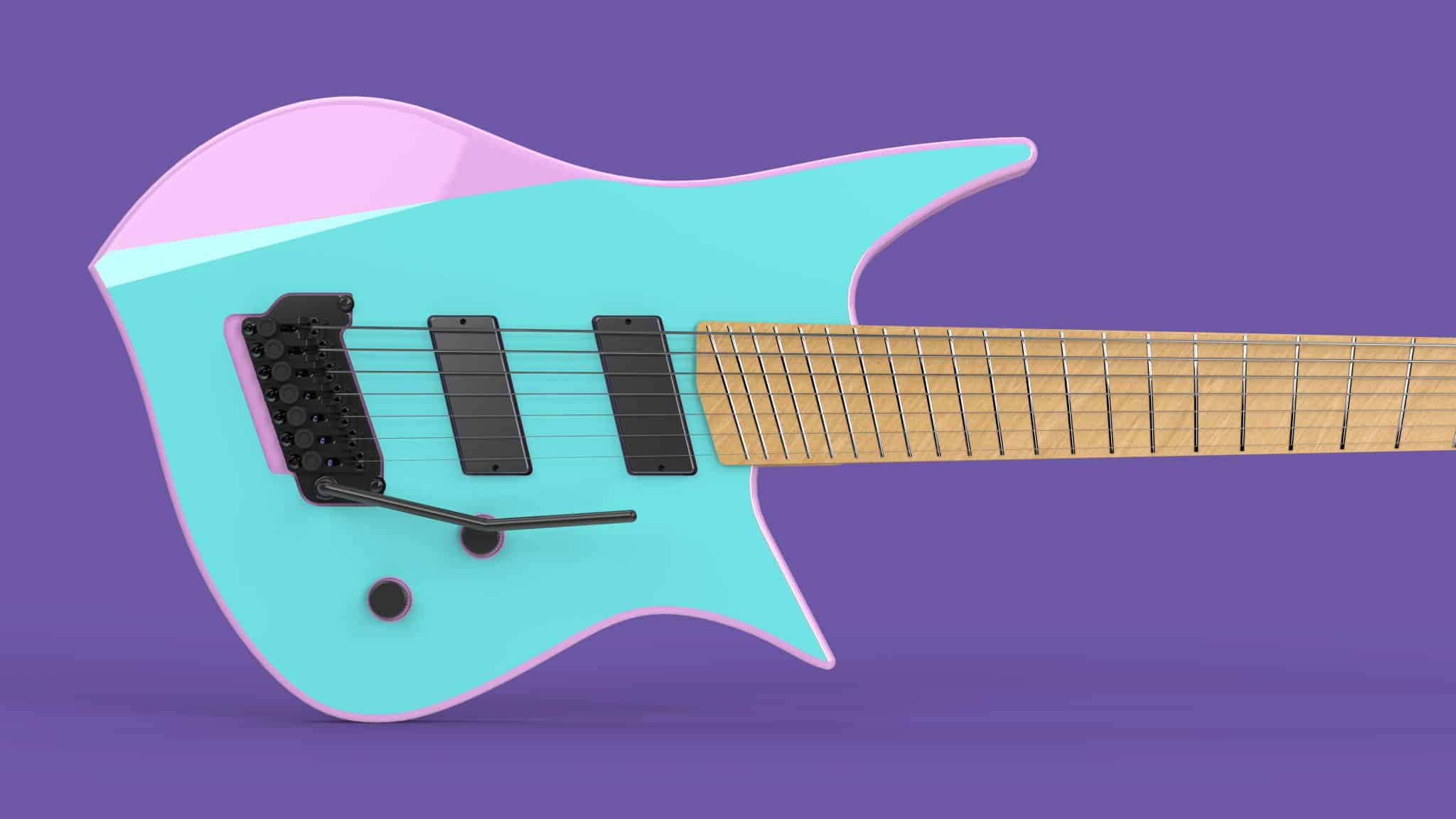 RTS7M - Multiscale headless guitar bridge - Riviera